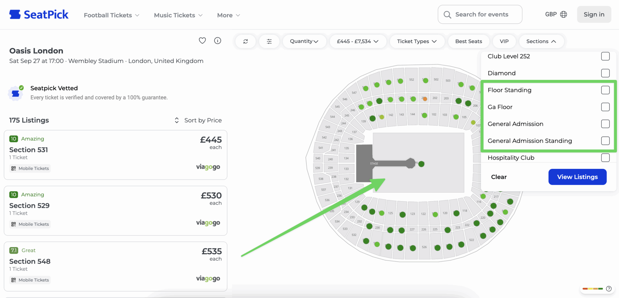 Oasis Wembley Seating Plan: Video Guide To The Best Seats